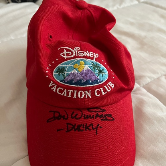 Disney | Accessories | Disney Vacation Club Hat Autographed | Poshmark